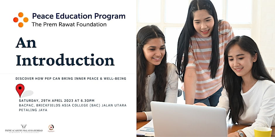 Peace Education Program Malaysia – Helping People Discover Personal Peace